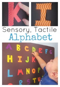 Sensory, Tactile Alphabet Poster