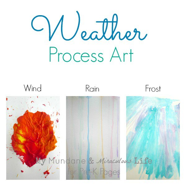 Learning about Weather: Process Art