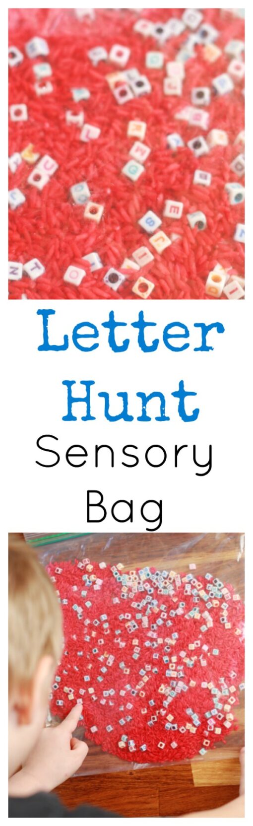 Letter Hunt Alphabet Sensory Bag