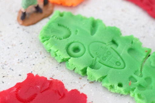 Fossil Hunt Play Dough Game